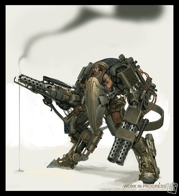 Power Armor a lo SteamPunk - La Cueva del Lobo